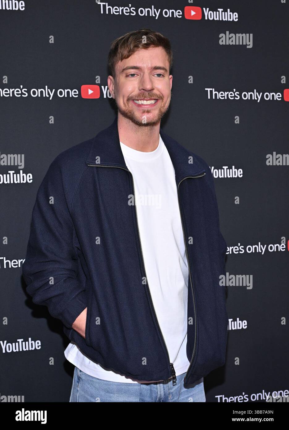 James Donaldson aka MrBeast attends the YouTube TV's Upfront Brandcast ...