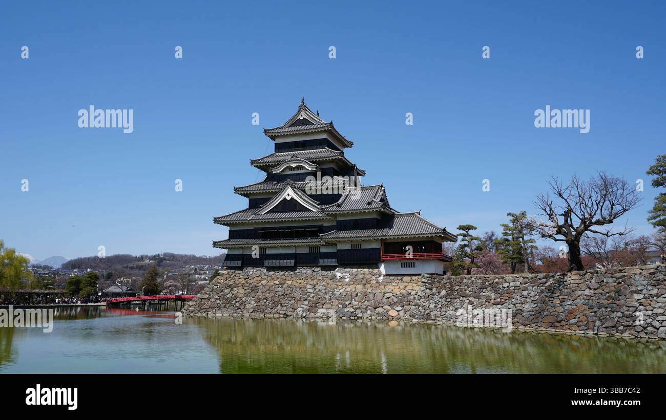 Matsumoto Castle, Nagano, Japan – Historic Black Crow Castle in Spring ...