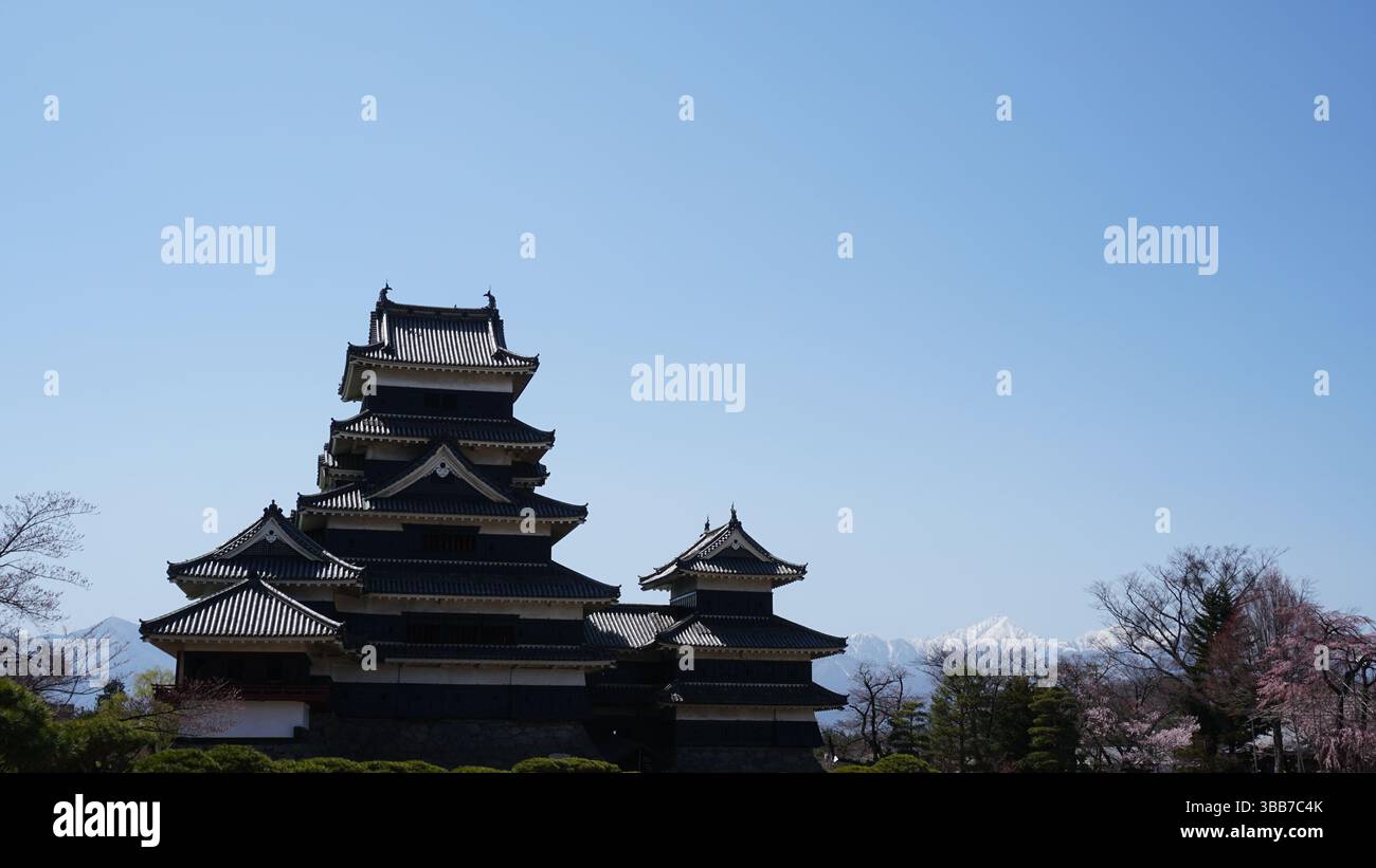 Matsumoto Castle, Nagano, Japan – Historic Black Crow Castle in Spring ...