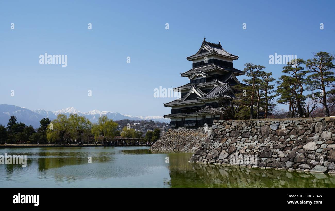 Matsumoto Castle, Nagano, Japan – Historic Black Crow Castle in Spring ...
