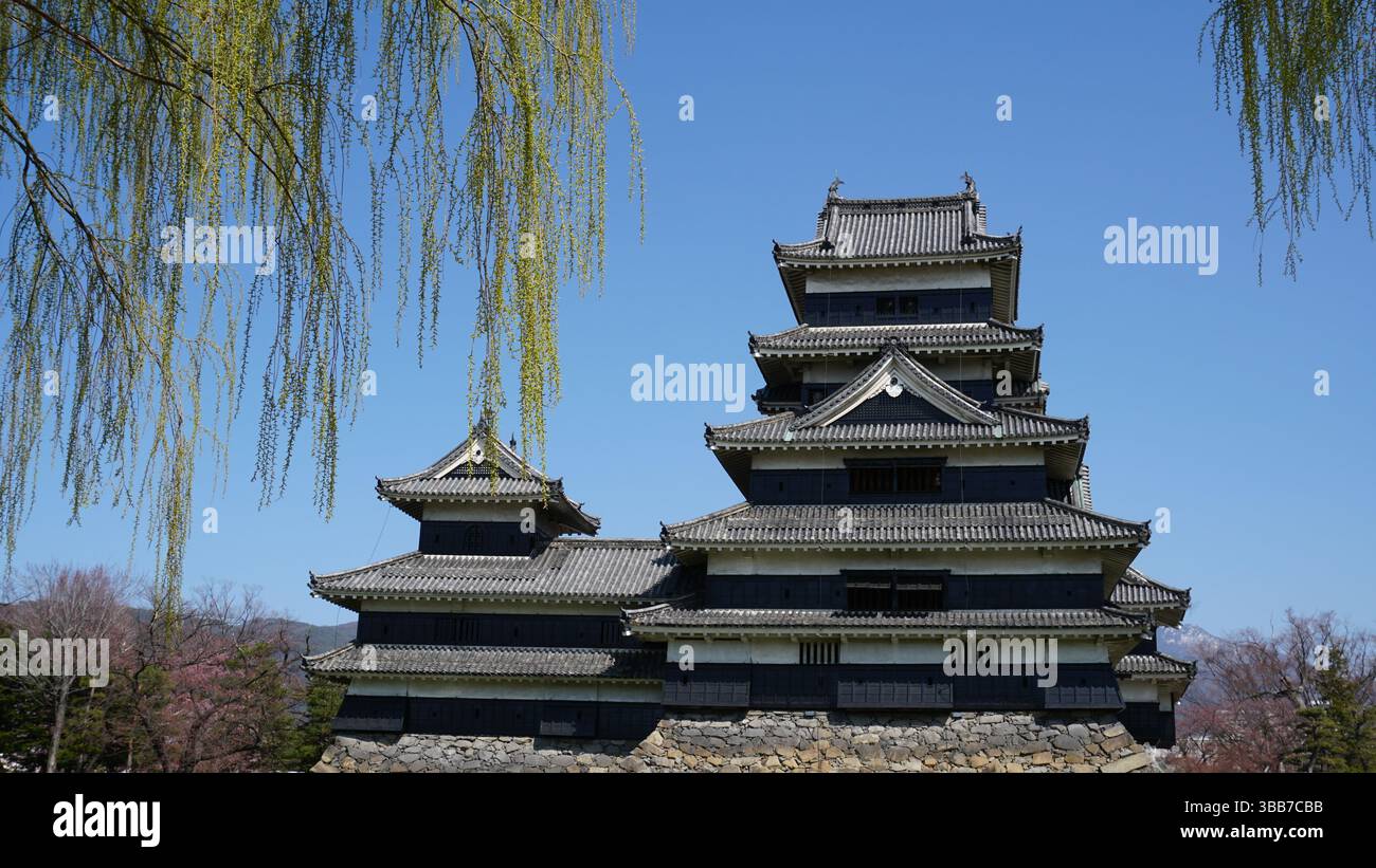 Matsumoto Castle, Nagano, Japan – Historic Black Crow Castle in Spring ...