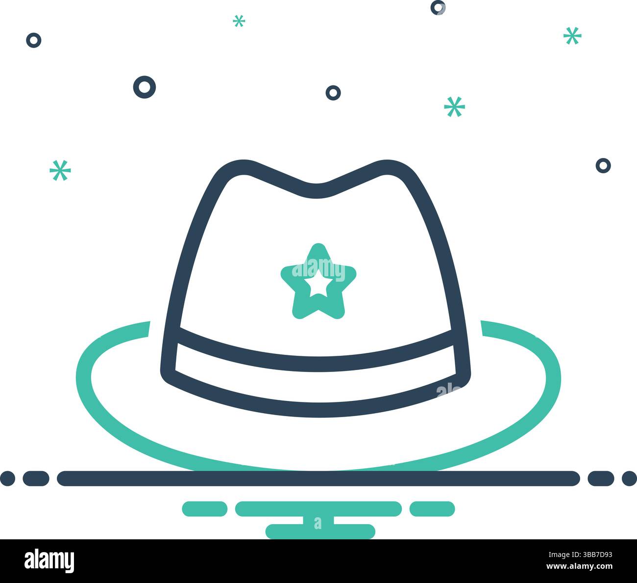 Icon hat headpiece Stock Vector Images - Alamy