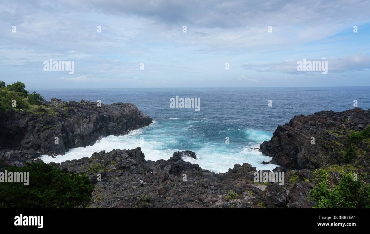Coastal Scenery of Kinosaki and Mount Omuro, Japan Stock Photo - Alamy
