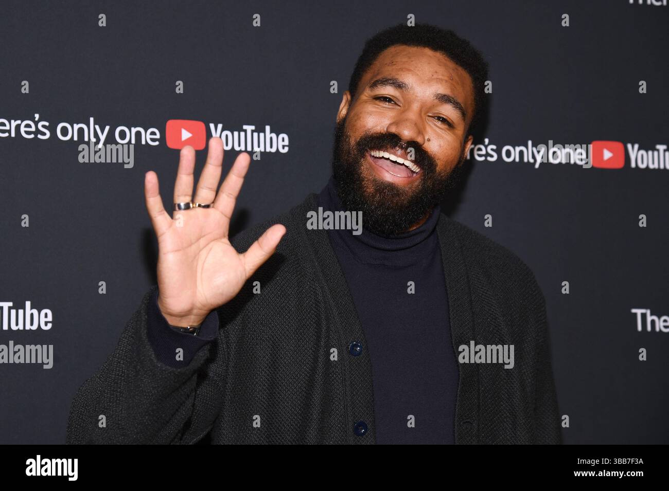 Jordan Howlett attends YouTube Brandcast 2025 at David Geffen Hall, New ...