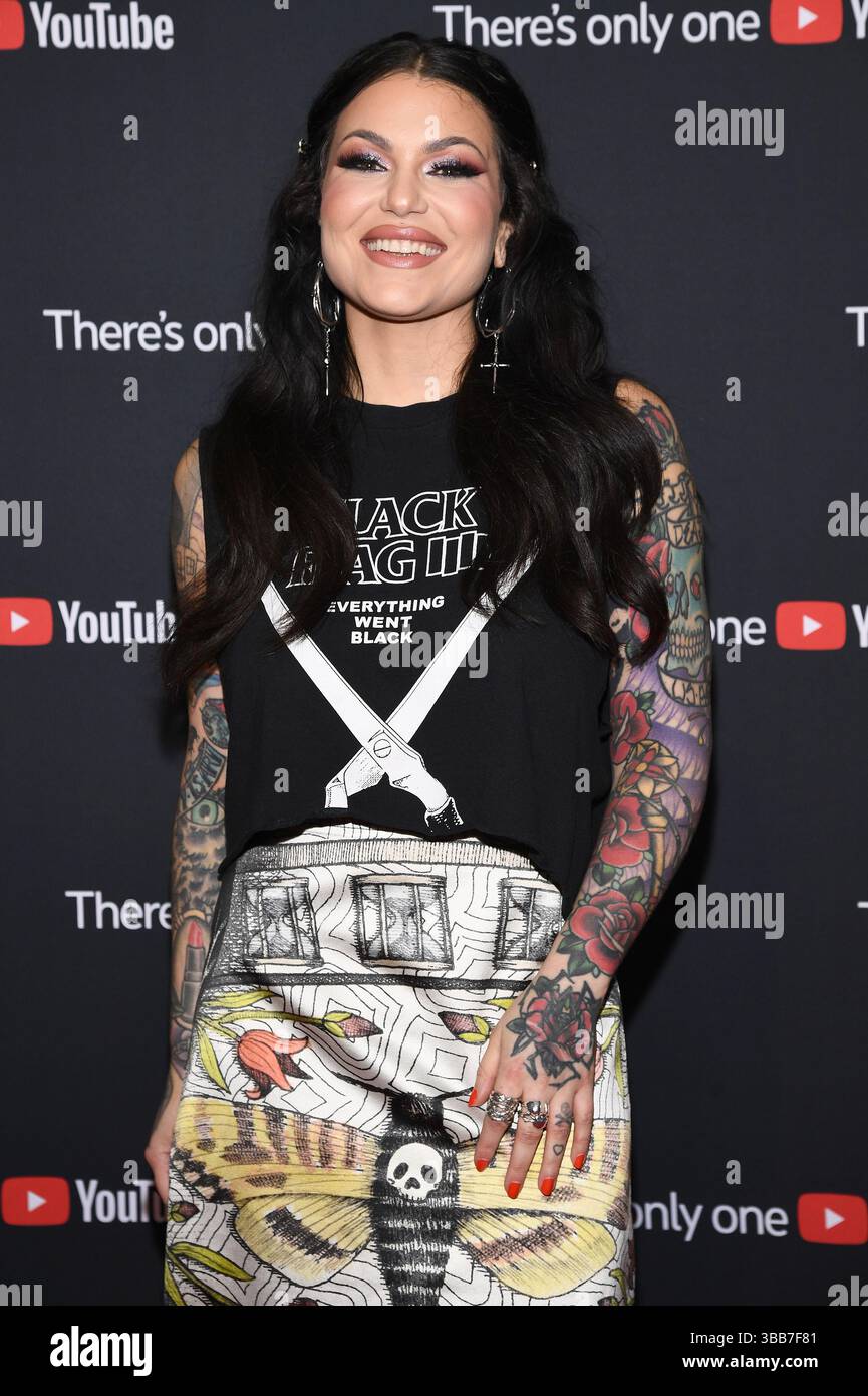 New York, USA. 14th May, 2025. Bailey Sarian attends YouTube Brandcast ...