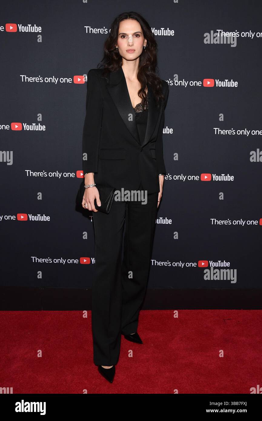 New York, USA. 14th May, 2025. Cleo Abram attends YouTube Brandcast 2025 at David Geffen Hall ...