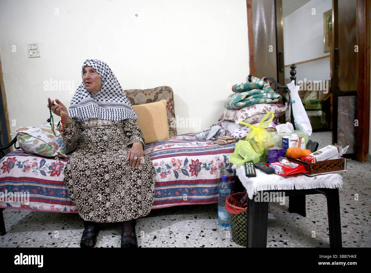 Palestinian refugee Zahdia Khadisha, 90 recounts the Nakba or ...