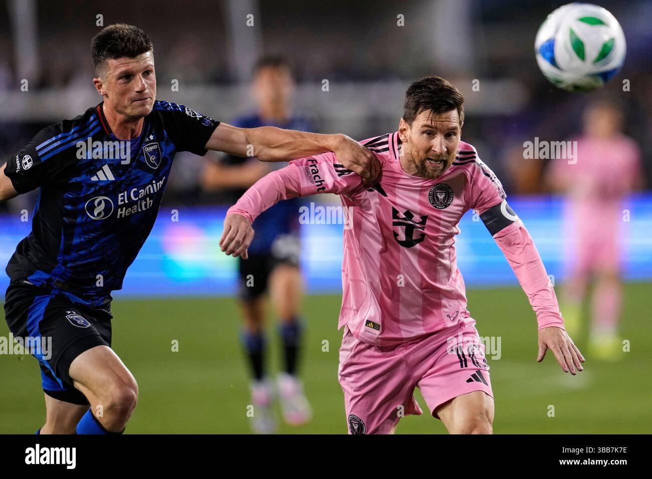 San Jose Earthquakes defender Daniel Munie, left, and Inter Miami ...