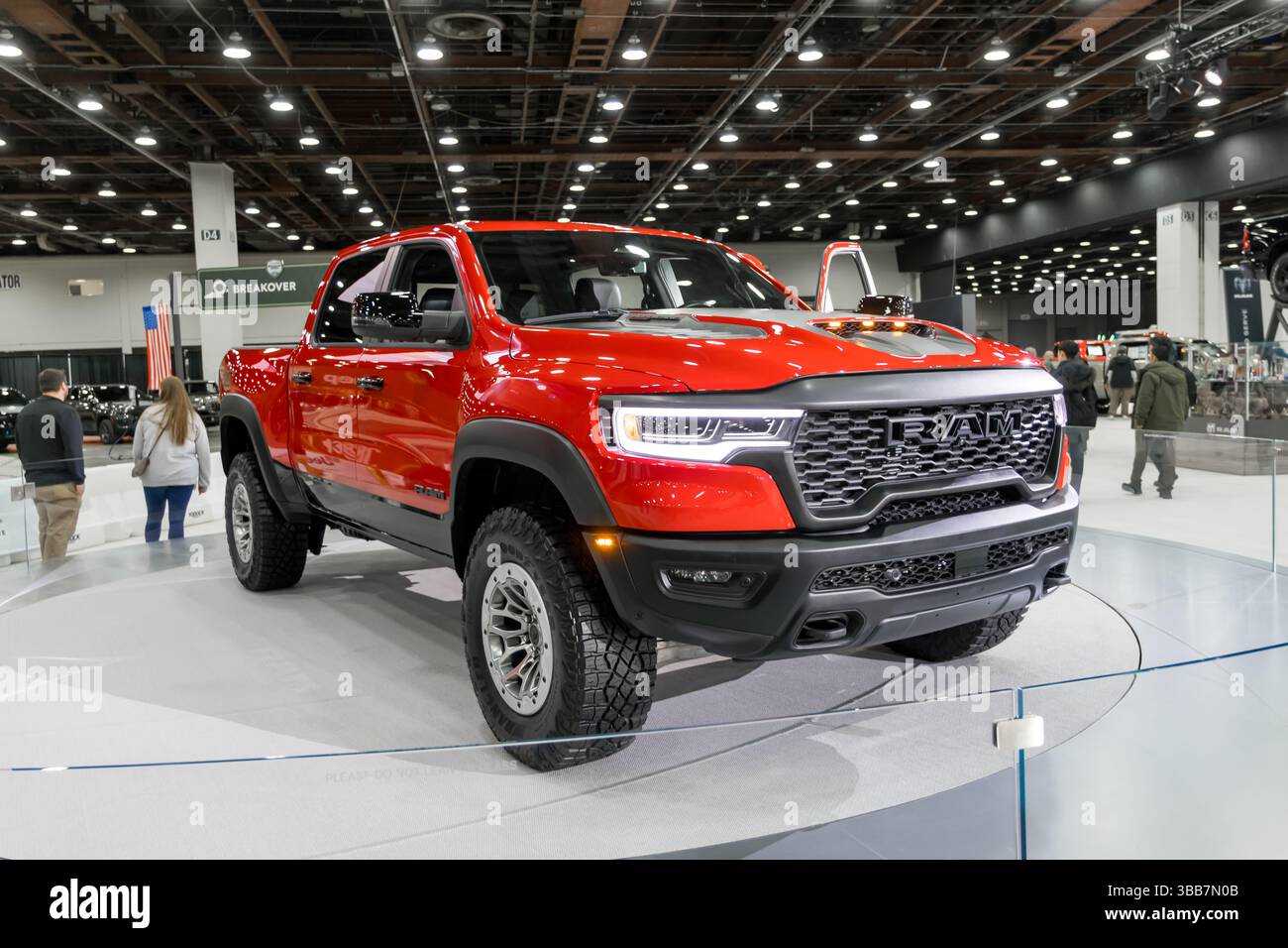 Detroit, Michigan, USA - January 16, 2025: Dodge Ram 1500 Tungsten ...