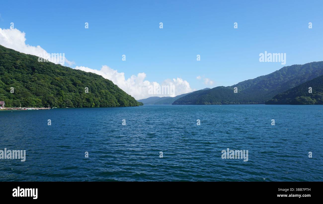 Scenic Views of Lake Ashi in Hakone, Japan Stock Photo - Alamy