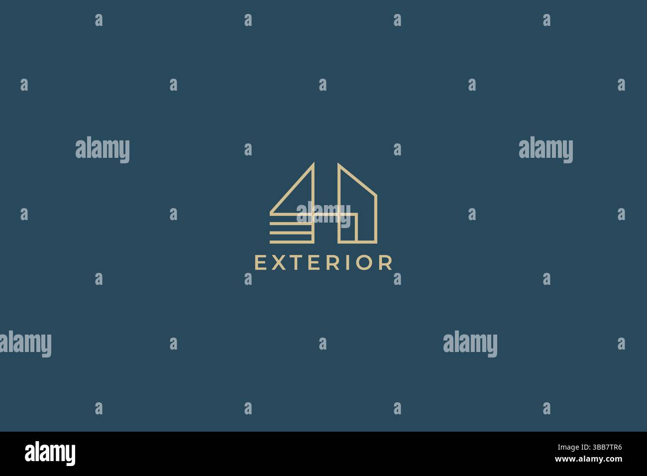 Exterior Design Branding Business Architect Home Abstract Geometric ...