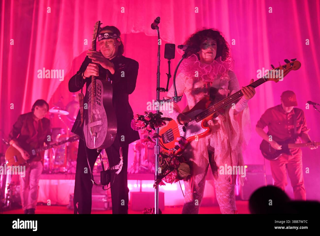 UK. 14th May, 2025. LONDON, ENGLAND - MAY 14: Win Butler and Régine ...