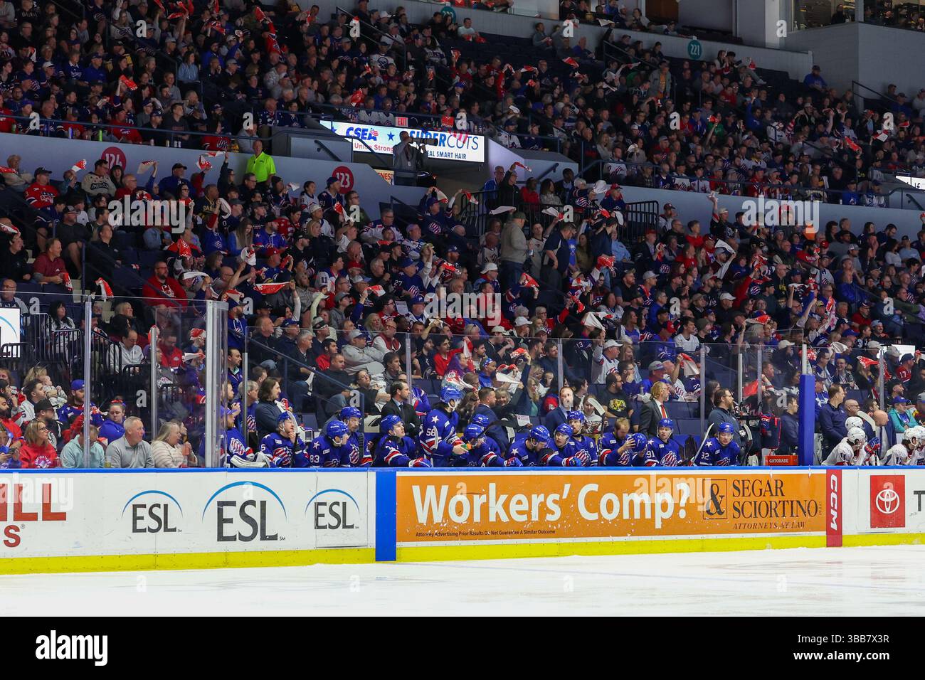 Rochester, New York, USA. 14th May, 2025. Fans watch and cheer in the ...