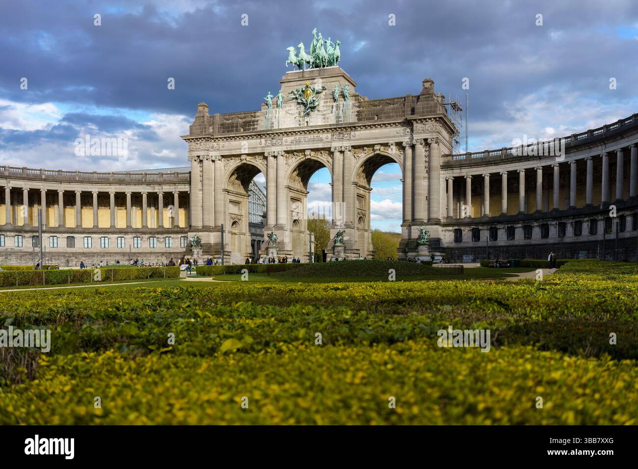 Brussels, Belgium. March 22, 2025 - Triumphal Arch (Monument du ...
