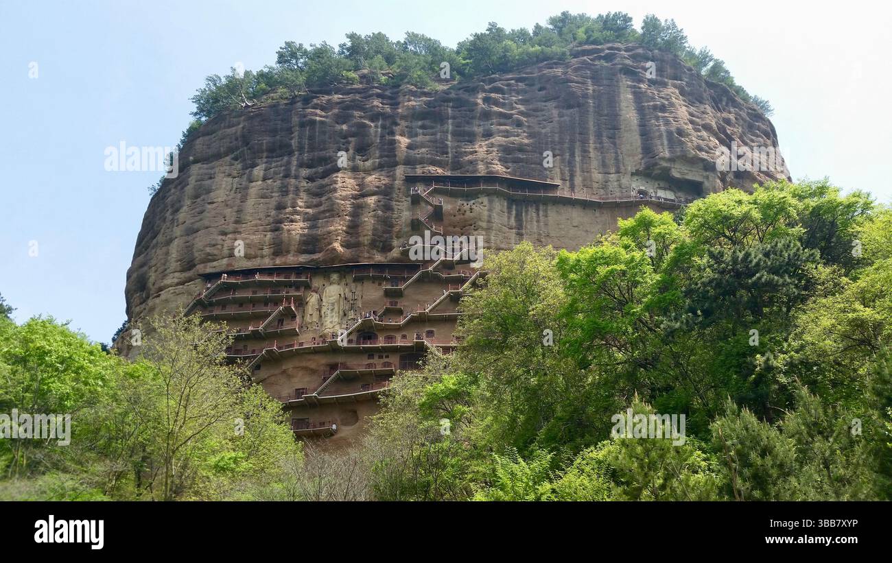 Maijishan Grottoes: Ancient Buddhist Sculptures on the Cliffside of ...