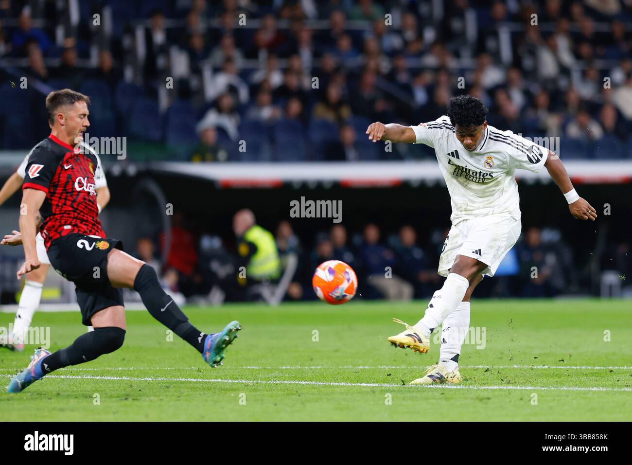Endrick Felipe of Real Madrid during the Spanish championship La Liga ...