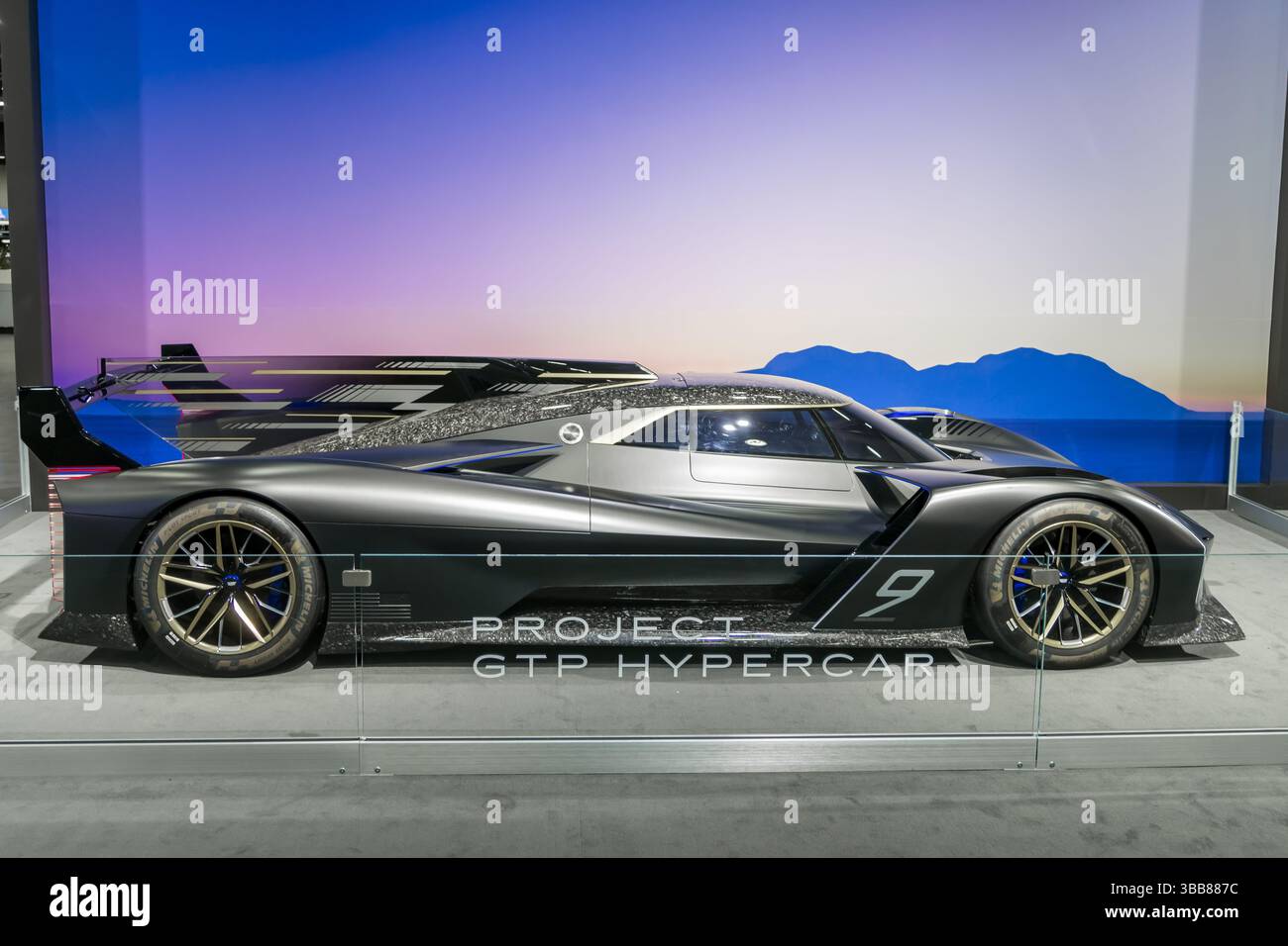 Detroit, Michigan, USA - January 16, 2025: The Cadillac Project GTP ...