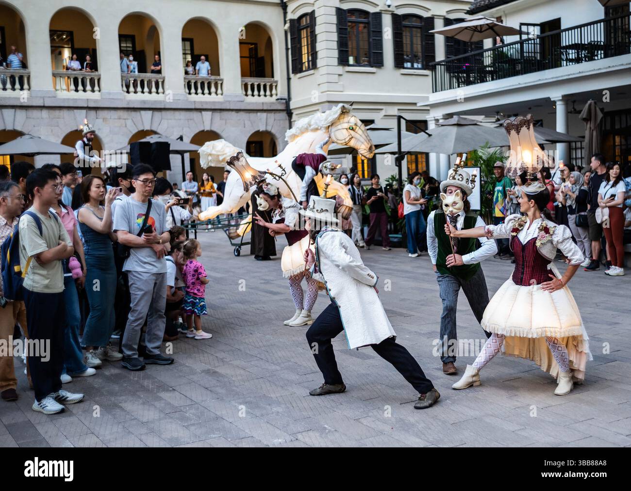 Hong Kong,China.14th May 2025. Performers dance during 2025 Le French ...