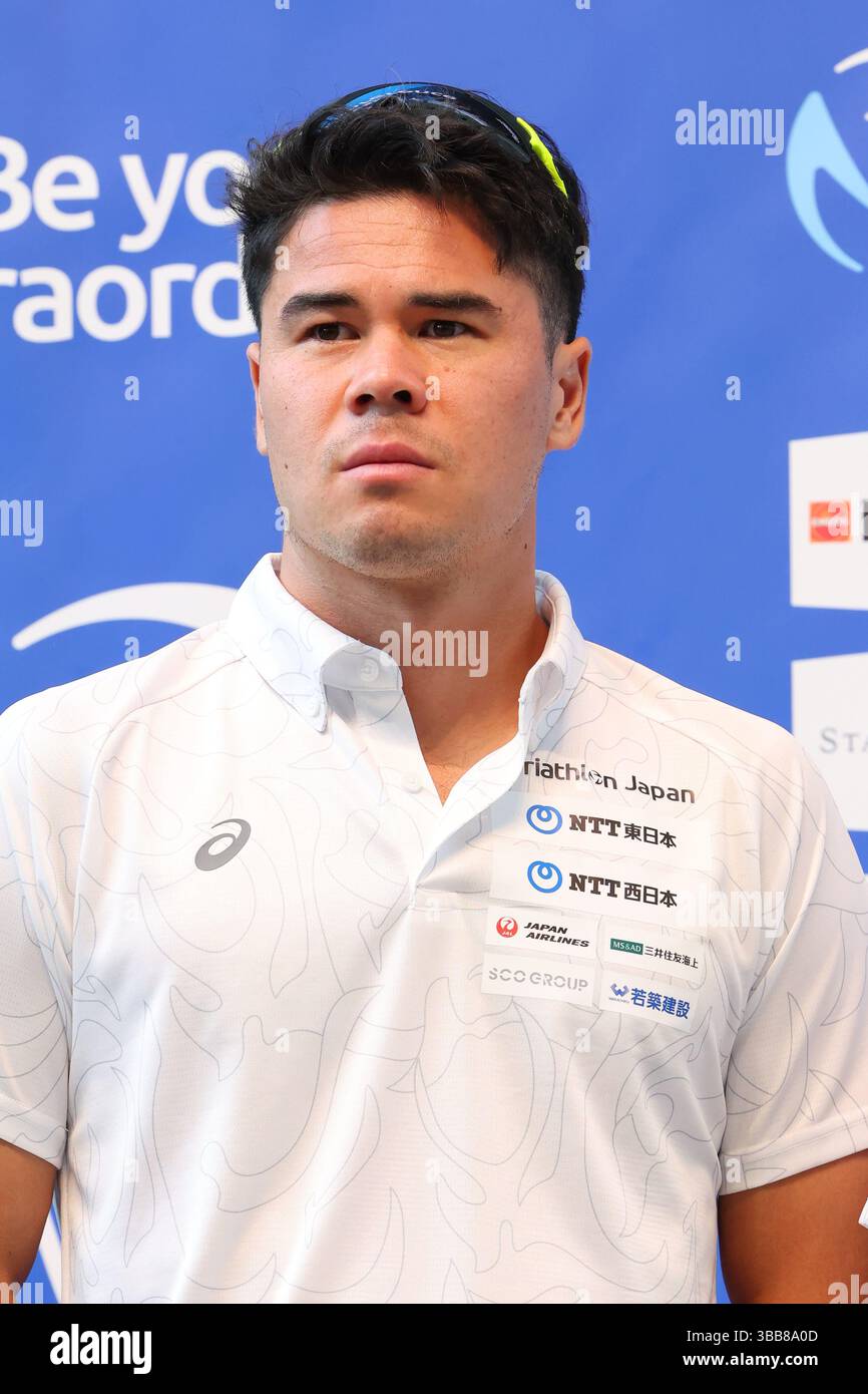 Yokohama, Kanagawa, Japan. 15th May, 2025. Kenji Nener (JPN) Triathlon ...