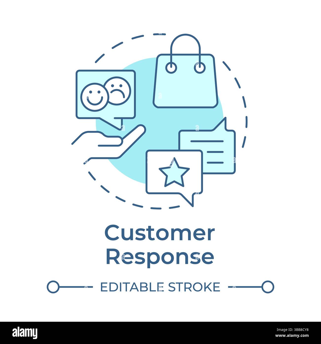 Shopping customer experience survey Stock Vector Images - Alamy