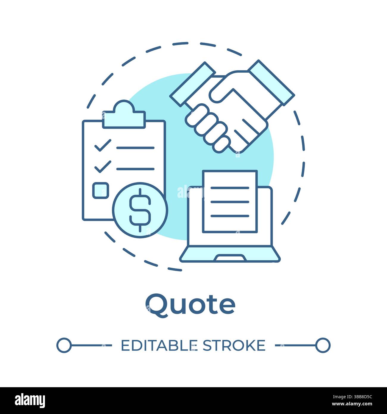 Teal quote vector Stock Vector Images - Alamy