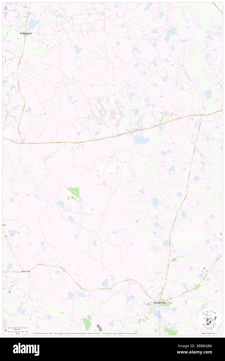 Karatiya Wewa, , LK, Sri Lanka, North Western, N 7 35' 39'', N 80 9' 57 ...