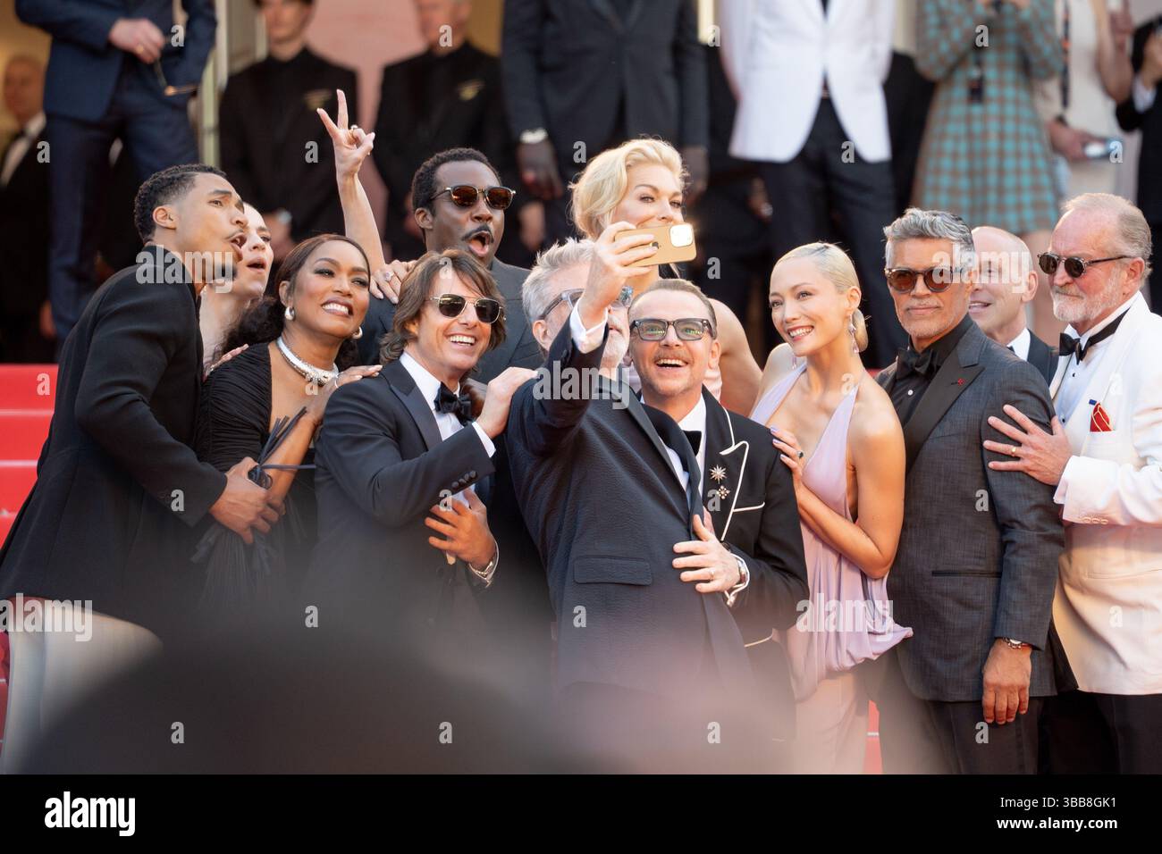 In Cannes, France, on May 14, 2025, Greg Tarzan Davis, Hayley Atwell ...
