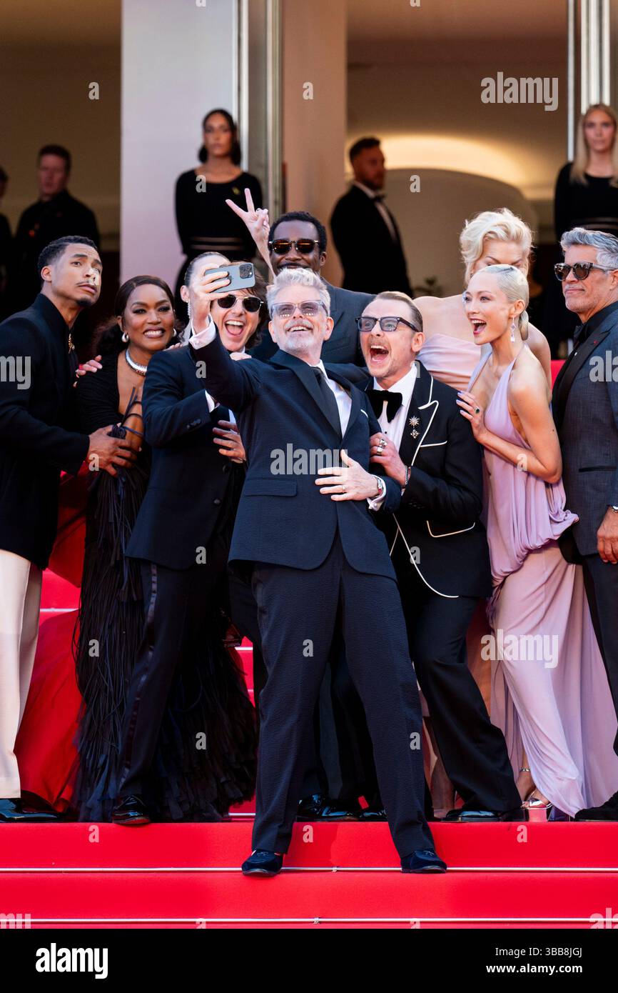 Italy. 14th May, 2025. Greg Tarzan Davis, Angela Bassett, guest ...