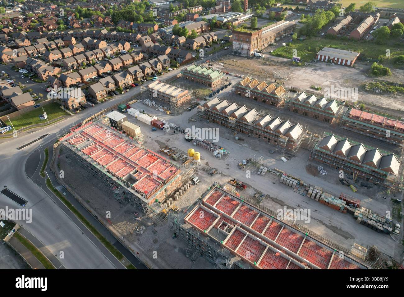 New Build Homes in England 2025 – Aerial View of UK Housing Development ...