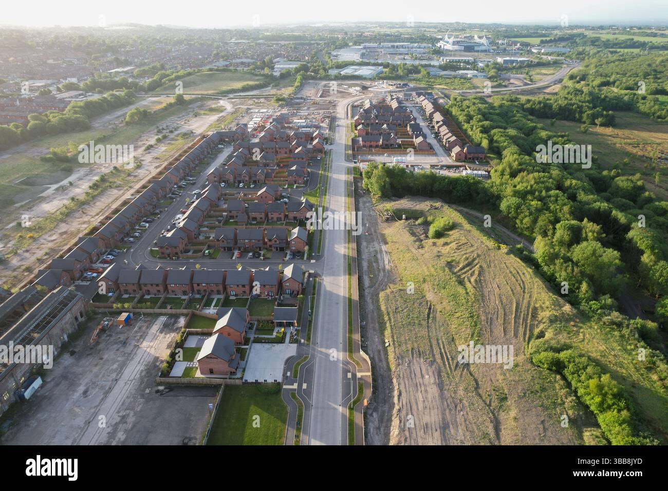 New Build Homes in England 2025 – Aerial View of UK Housing Development ...