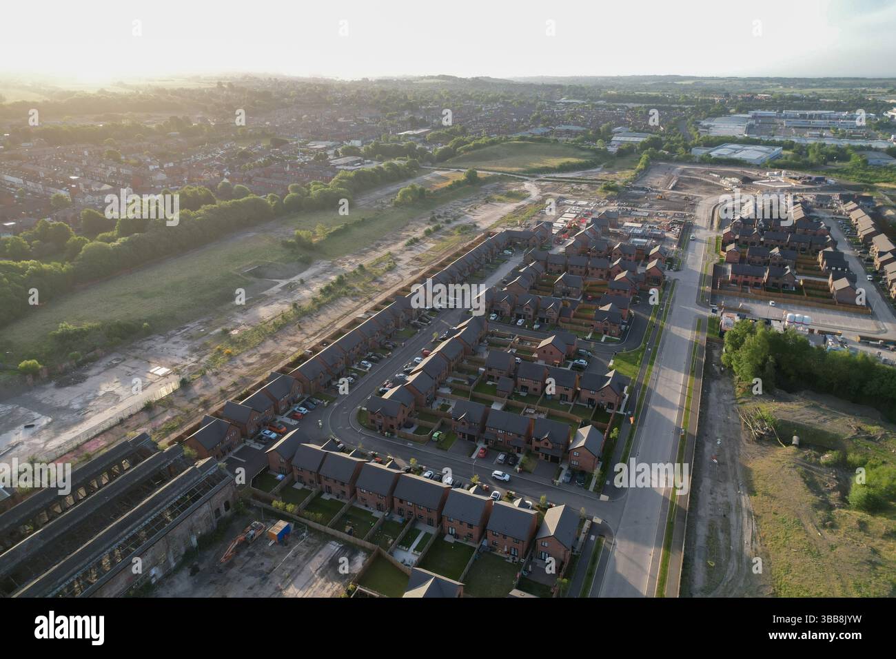 New Build Homes in England 2025 – Aerial View of UK Housing Development ...