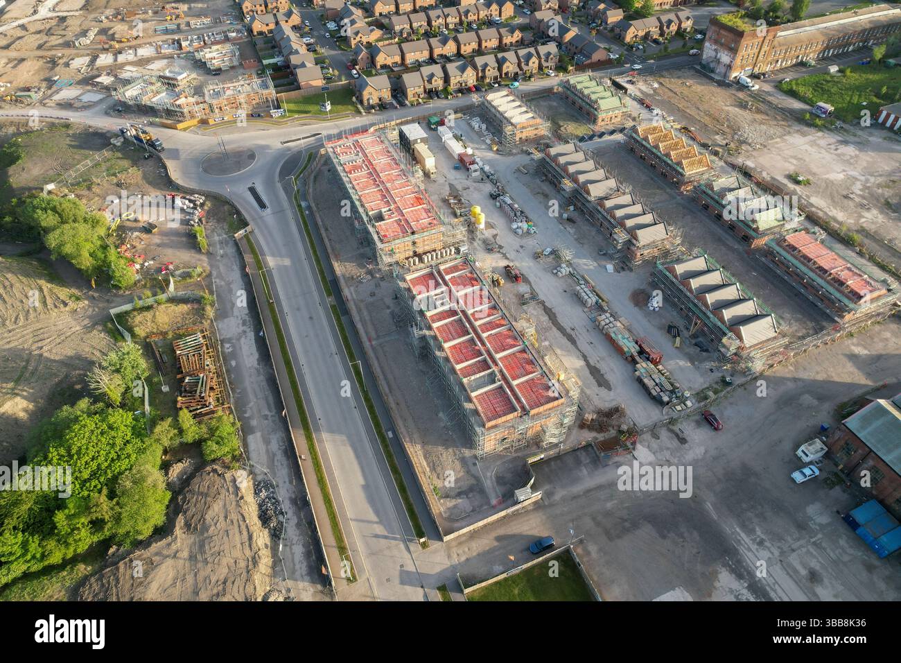 New Build Homes in England 2025 – Aerial View of UK Housing Development ...
