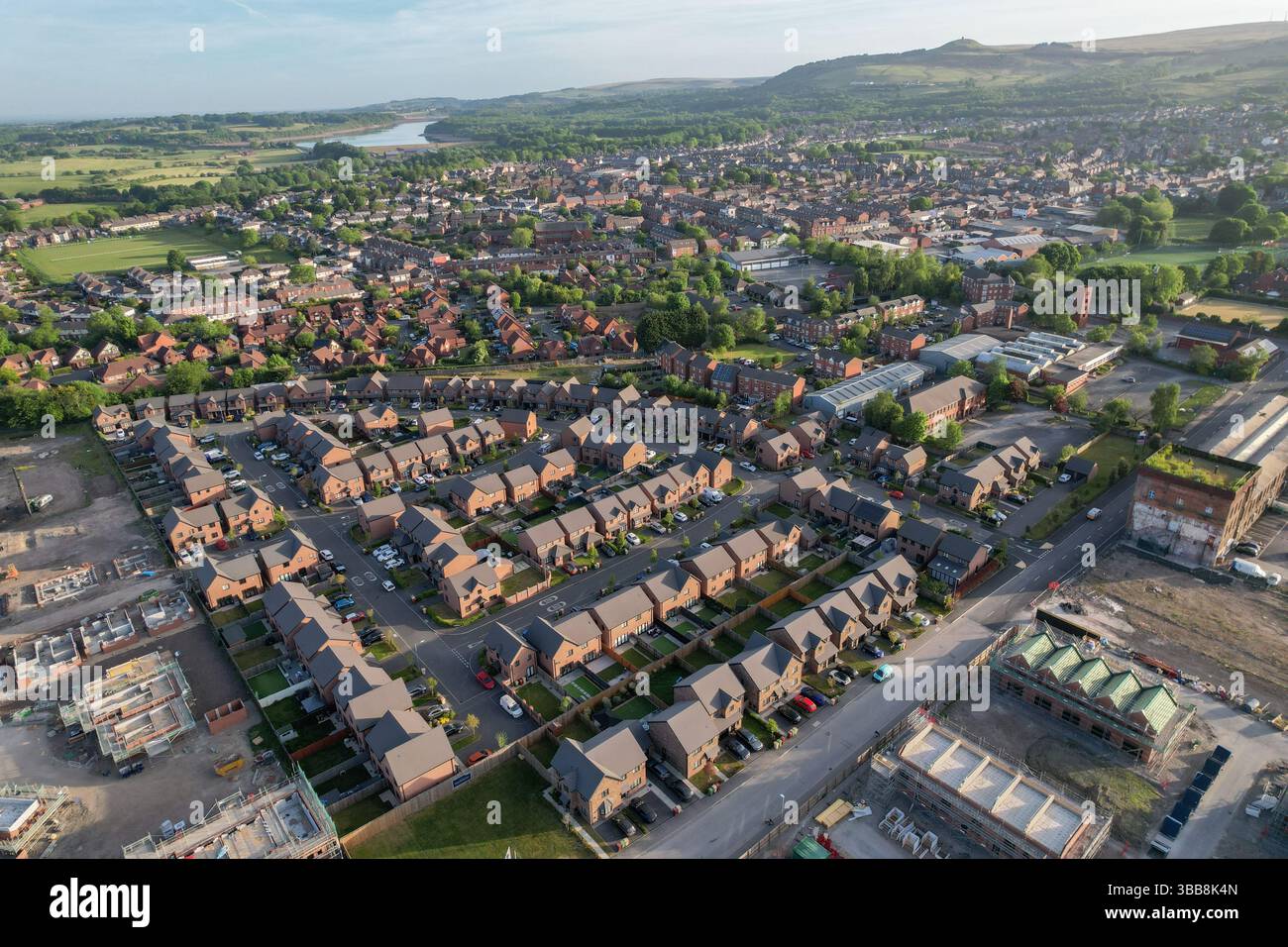New Build Homes in England 2025 – Aerial View of UK Housing Development ...
