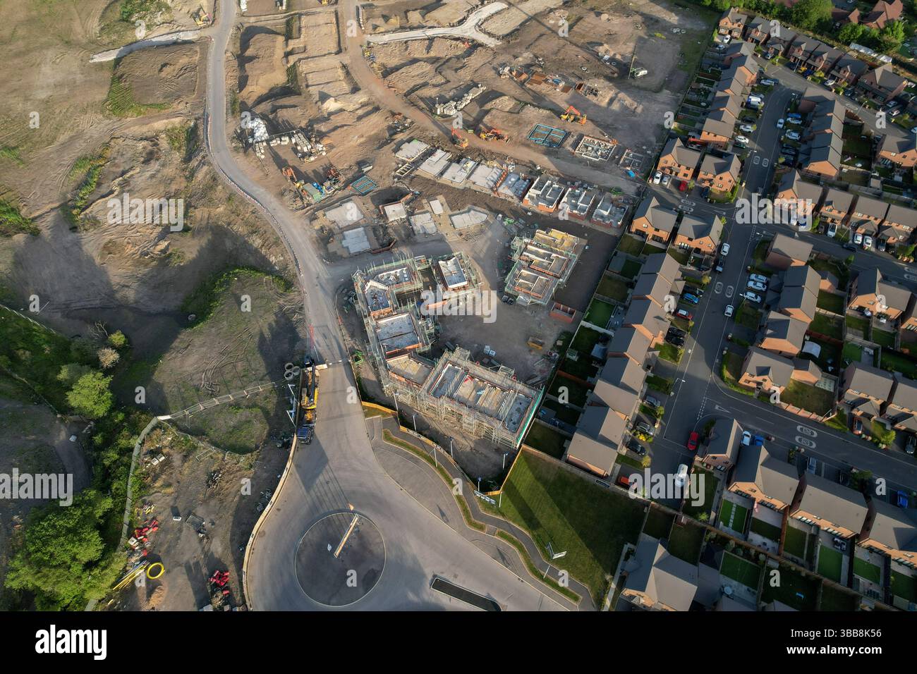 New Build Homes in England 2025 – Aerial View of UK Housing Development ...