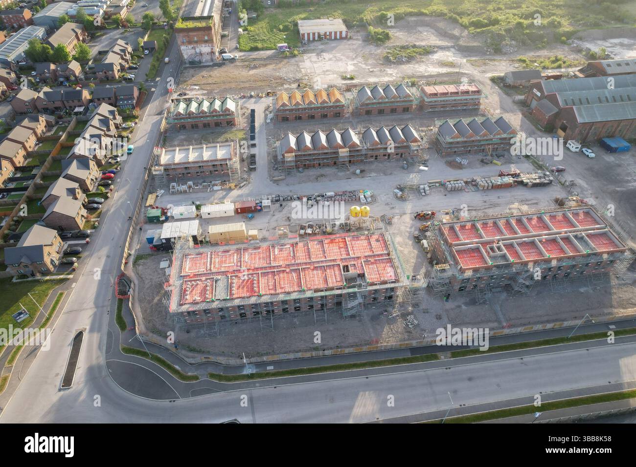 New Build Homes in England 2025 – Aerial View of UK Housing Development ...