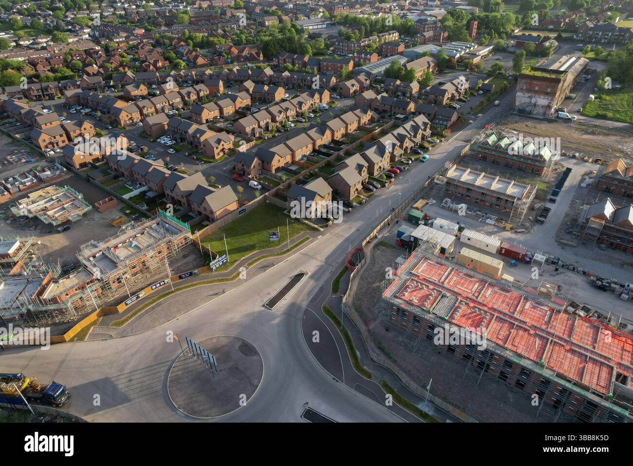 New Build Homes in England 2025 – Aerial View of UK Housing Development ...