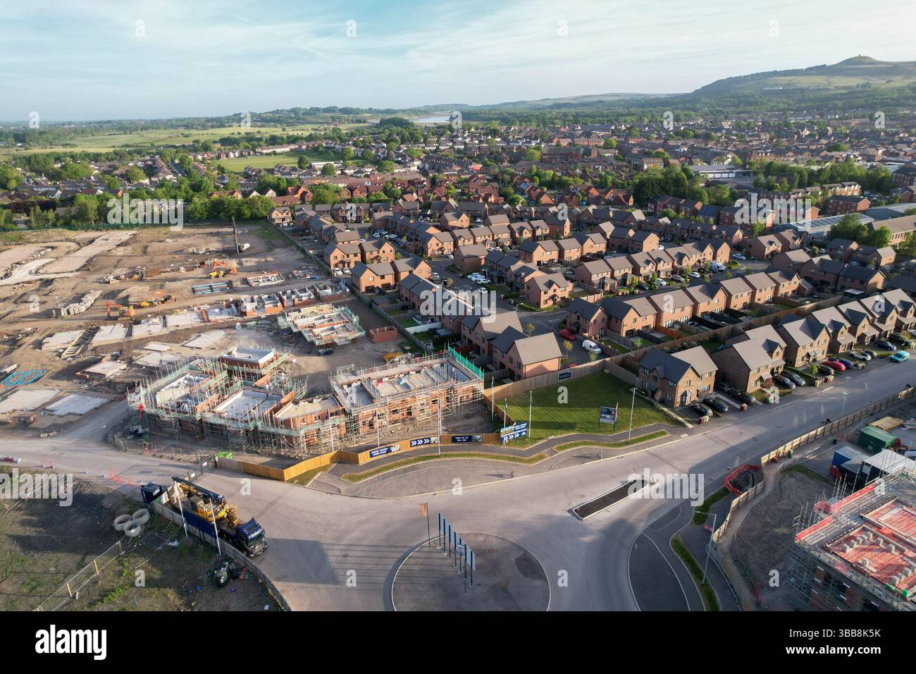 New Build Homes in England 2025 – Aerial View of UK Housing Development ...