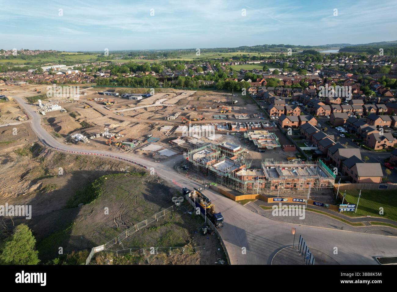 New Build Homes in England 2025 – Aerial View of UK Housing Development ...