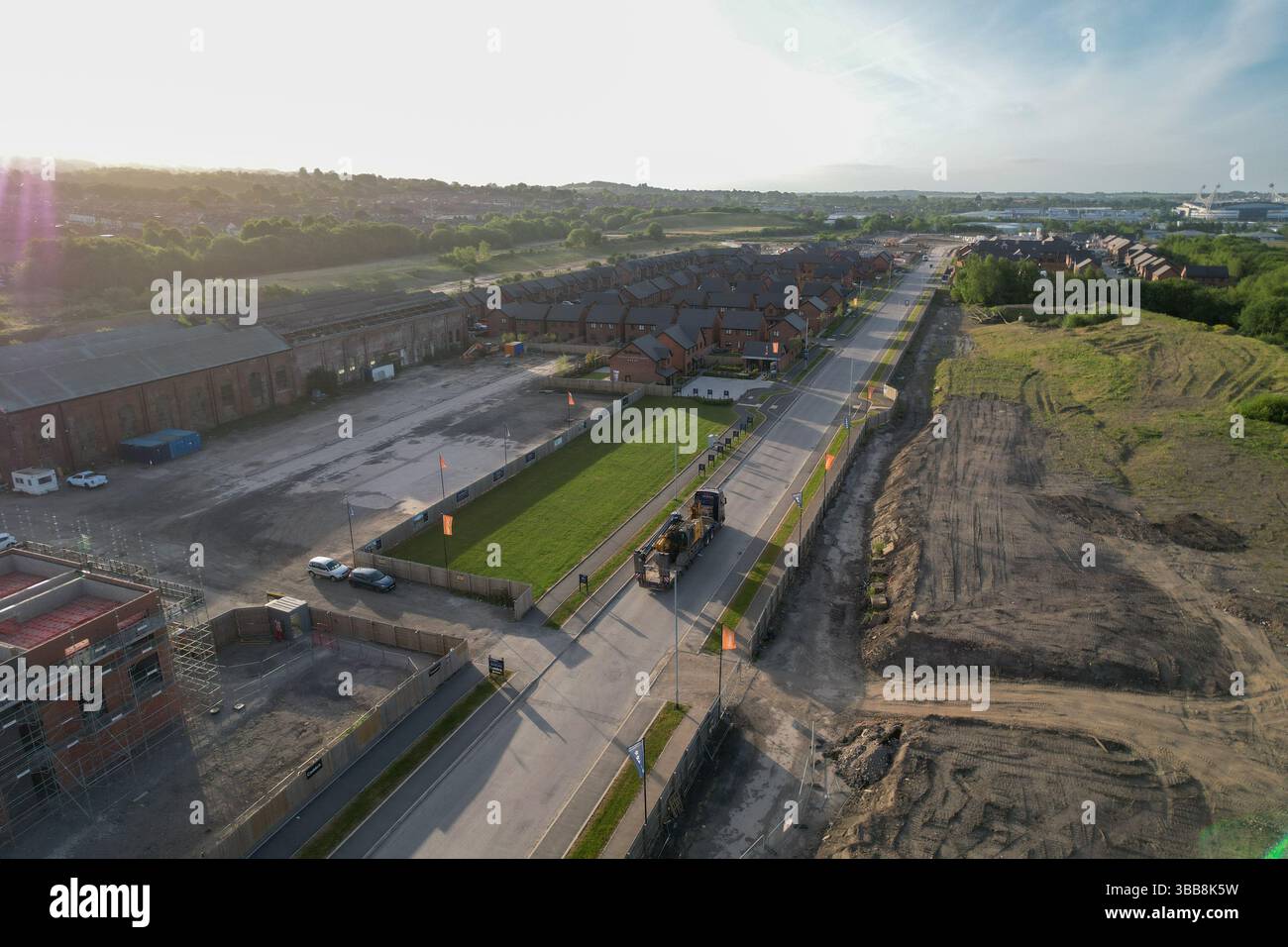 New Build Homes in England 2025 – Aerial View of UK Housing Development ...