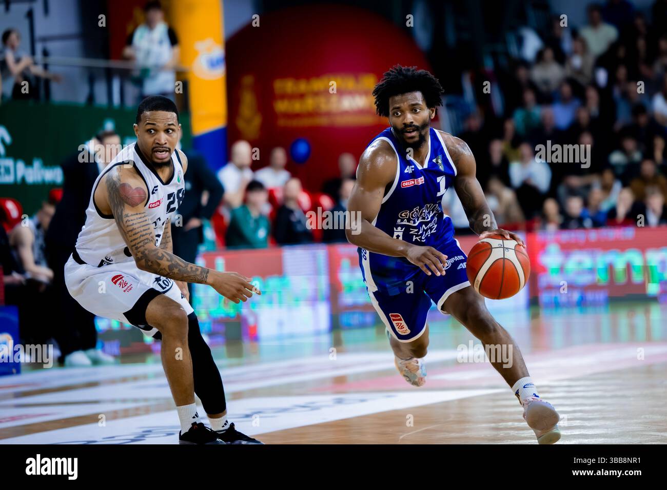 Warsaw, Poland. 15th May 2025. Polish Basketball League match between ...