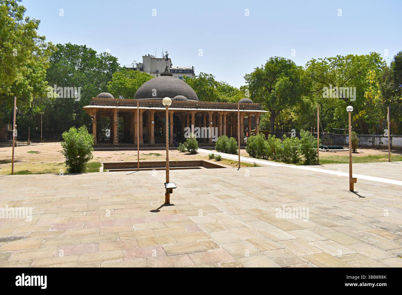 Rear view of Hazrat Mamu Sahab Dargah, a religious structure ...
