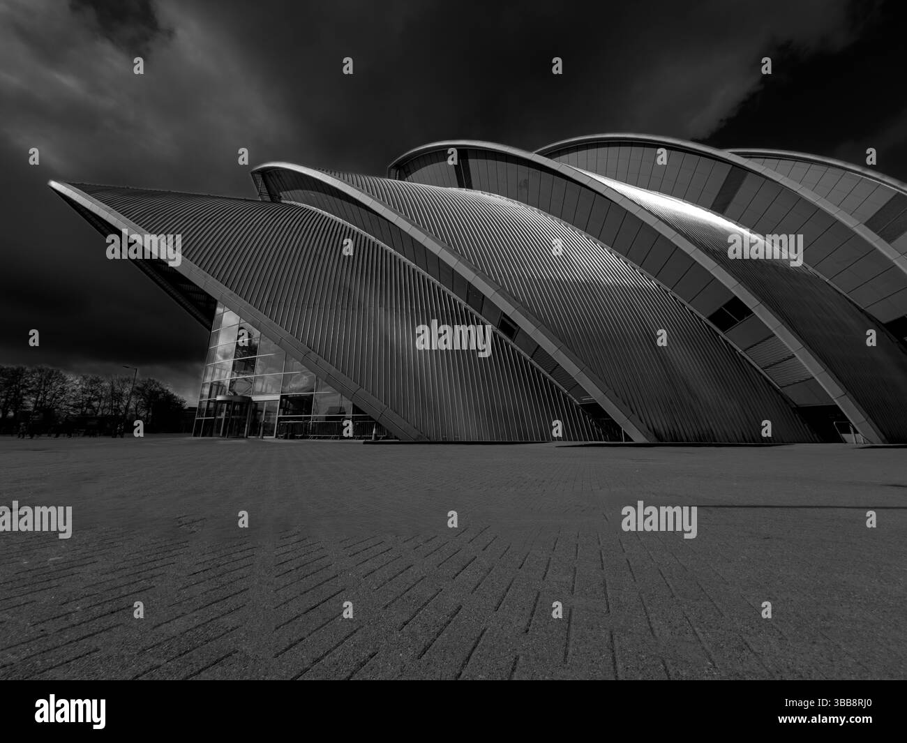 Black and white fine art photograph of the SSEC Armadillo building in ...