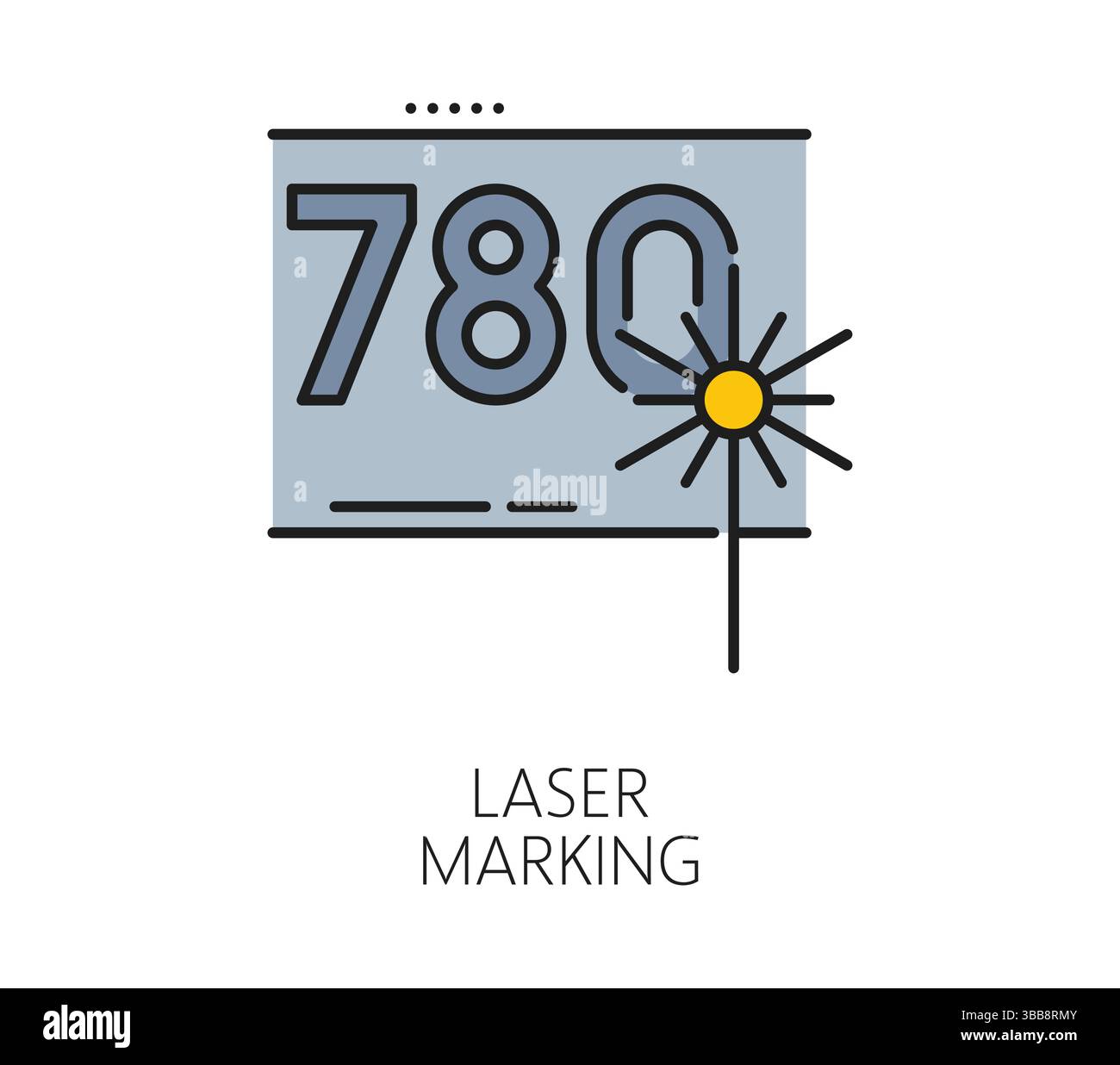 Plasma etching machine Stock Vector Images - Alamy