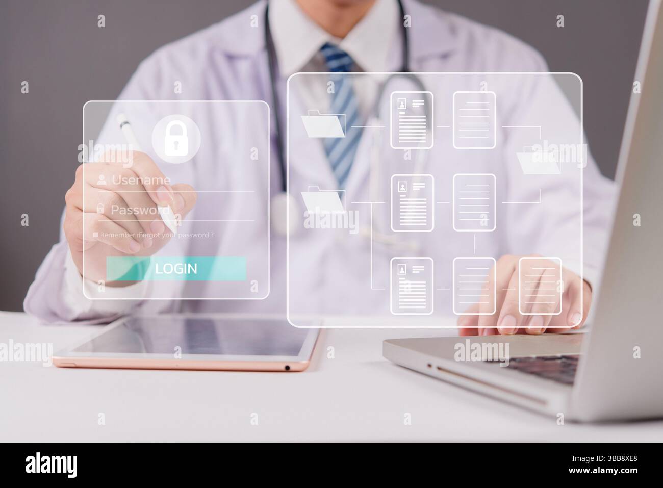 Ai healthcare system secure hi-res stock photography and images - Alamy