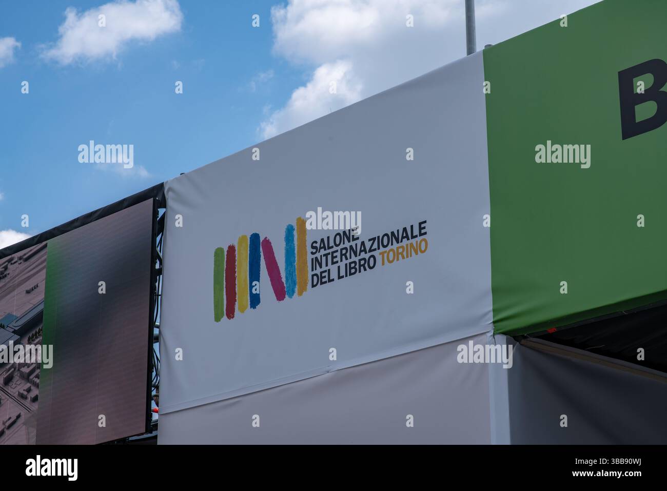 logo of the Turin International Book Fair, this year's theme is "The words between us read ...