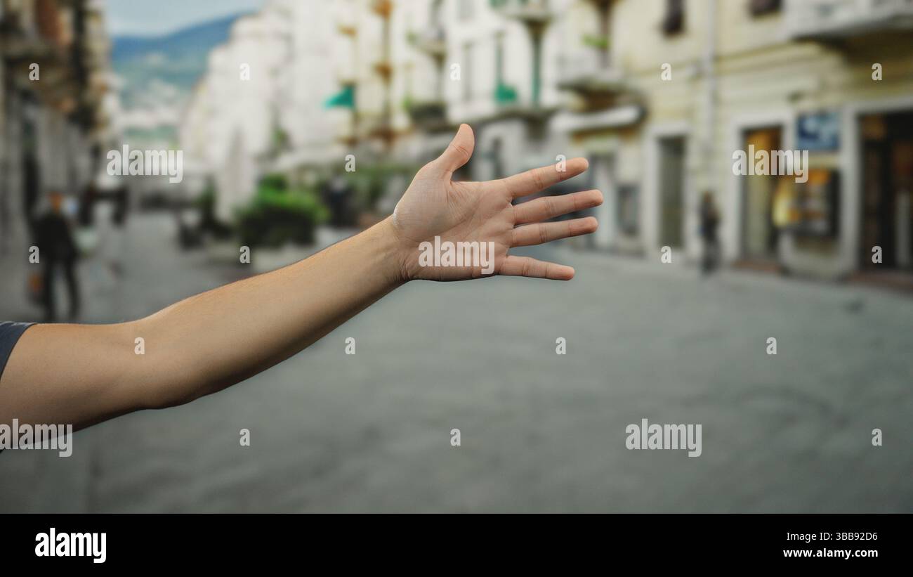 Modern scene showcasing human hand hi-res stock photography and images ...