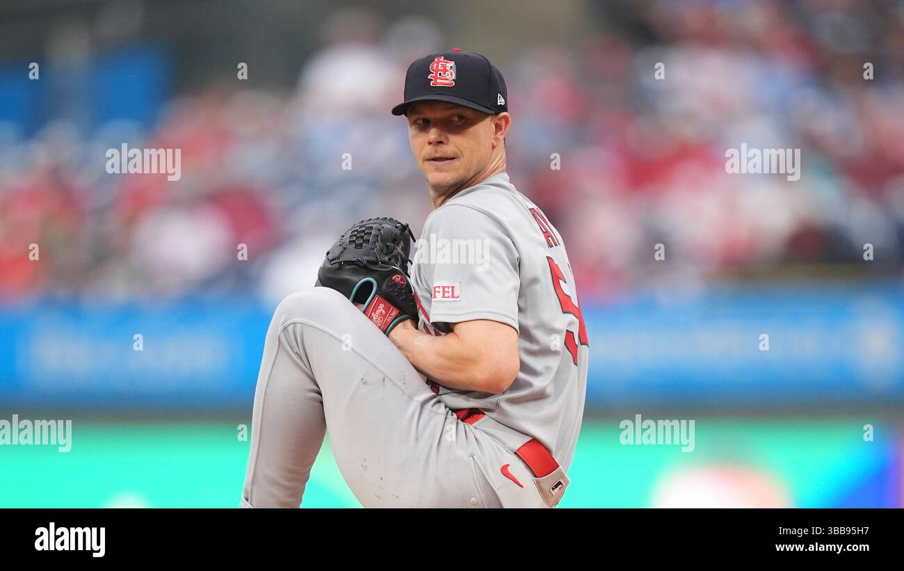 St. Louis Cardinals' Sonny Gray plays during the second baseball game ...