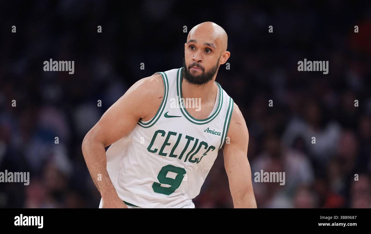 Boston Celtics' Derrick White (9) during the second half of Game 4 in ...