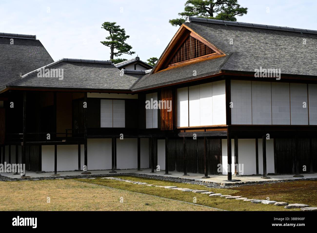 Main house at Katsura Imperial Villa and gardens,Kyoto,Japan Stock ...