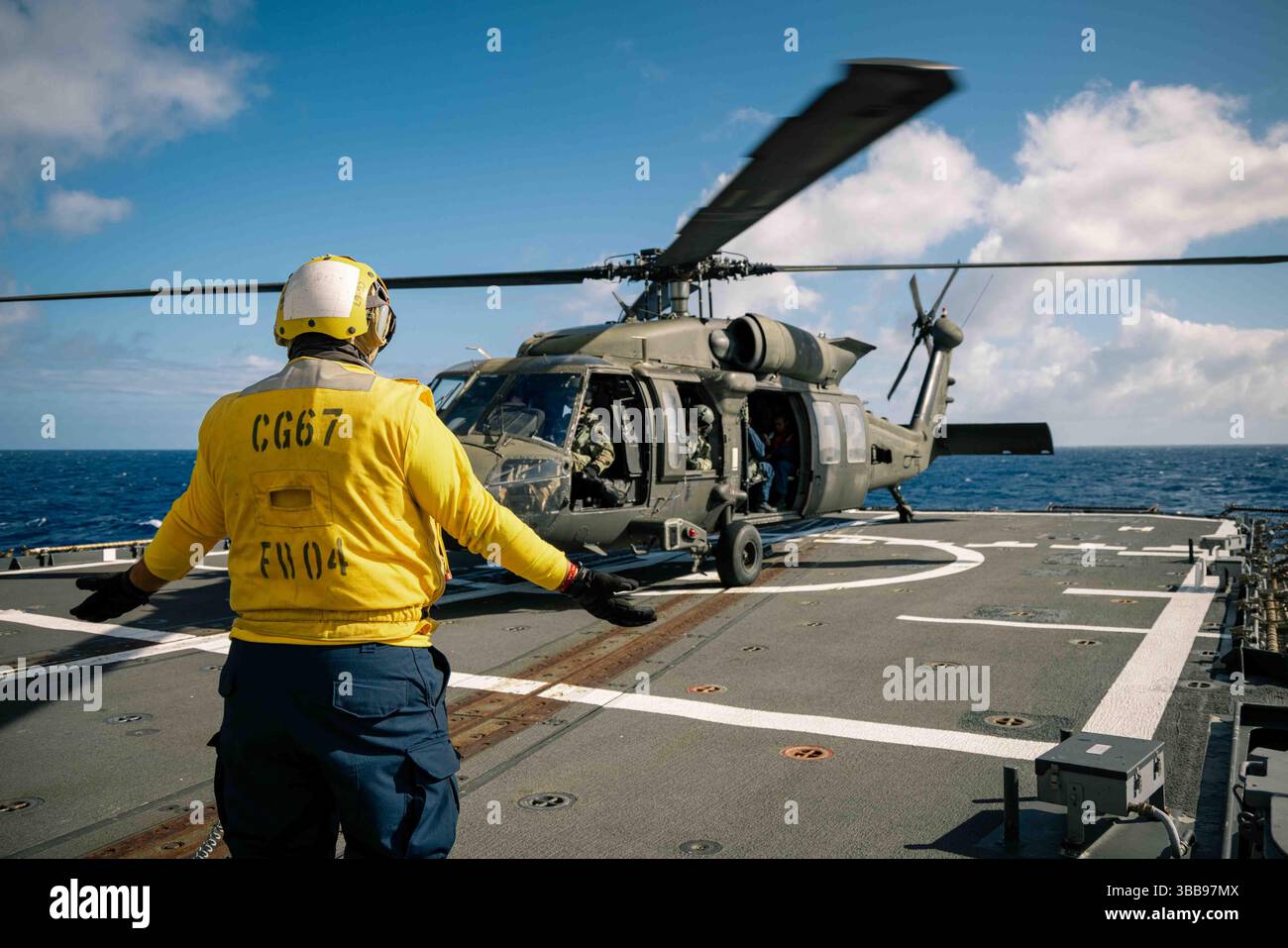 The U.S. Coast Guard works with U.S. Army Soldiers assigned to 2nd ...